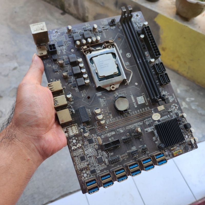 Jual MOTHERBOARD MINING 12 USB PCI | Shopee Indonesia
