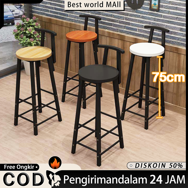 Jual Kursi Bar Cafe Minimalis Kursi Tolix kursi Tinggi Kursi Besi Kursi ...