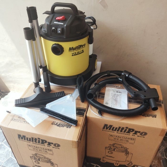 Jual Multipro VCE 20-1 RL Vacuum Cleaner Extractor Wet & Dry 20 Liter Pembersih & Penghisap Debu ...