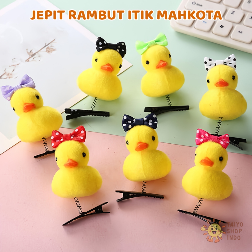 Jual TAIYO Aksesoris Jepit Rambut Anak Motif Itik Bebek Ayam Duck Hair ...