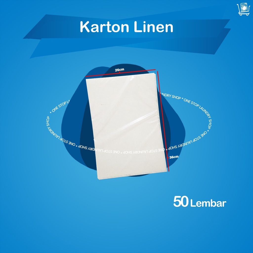 Jual Karton Linen isi 50 lembar | Shopee Indonesia