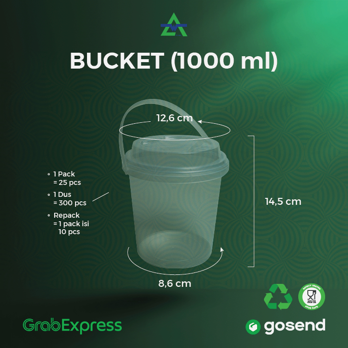 Jual 10pcs - 1000ml PREMIUM Ember Dessert Box - Ember Minuman | Shopee ...