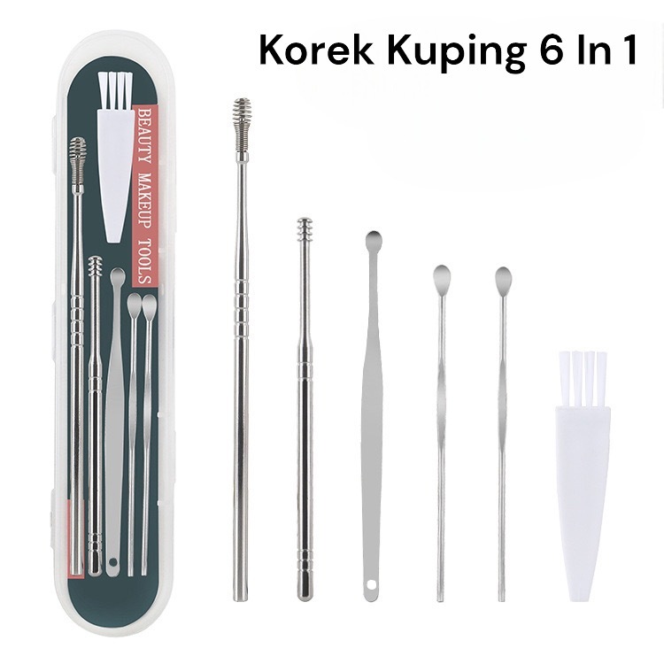 Jual BM - ALAT PEMBERSIH TELINGA SET 8 IN 1 / 6 IN 1 / PEMBERSIH ...