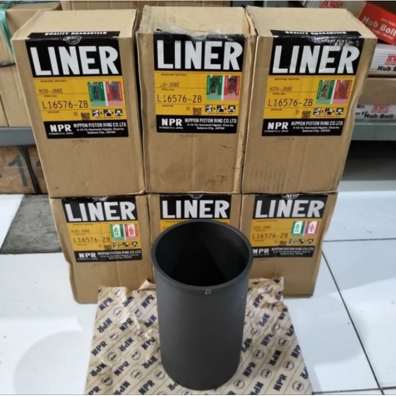 Jual LINER SET JO8E HINO 500 LOHAN FM260TI/JD BORING TEBAL 8 MILI NPR ...