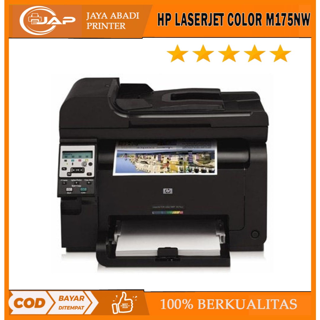 Jual Printer HP LaserJet Pro 100 Color MFP M175nw | Print Scan Copy ...
