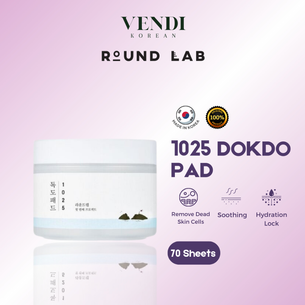 Jual [100% ORIGINAL] ROUND LAB 1025 Dokdo Pad Pelembab Wajah Korea ...