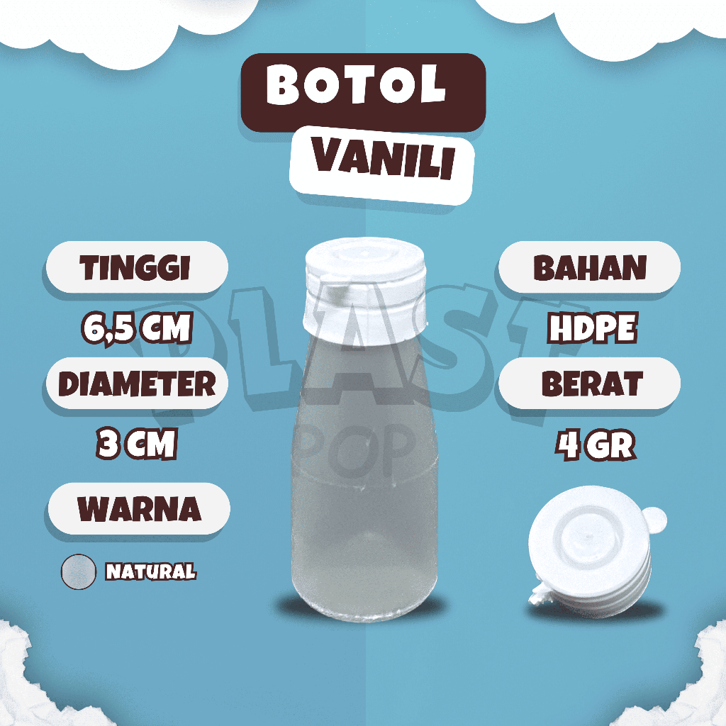 Jual Botol VANILI 30ml Natural | Shopee Indonesia