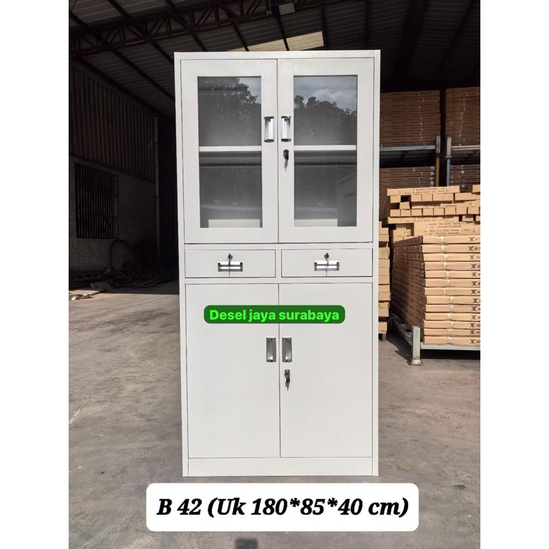 Jual Lemari arsip Besi B42W- Lemari Kantor Besi - Lemari Arsip Besi ...
