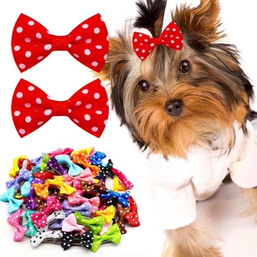 Jual Jepitan Rambut Anjing Jepit Rambut Kucing Pita Jepit Kecil untuk ...