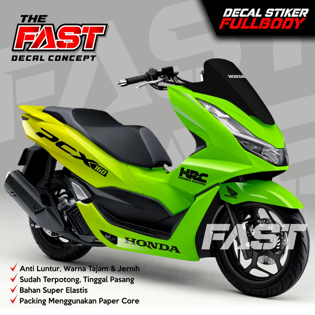Jual Decal Stiker HONDA PCX 160 Polos Full Body 2021 2022 2023 2024 ...