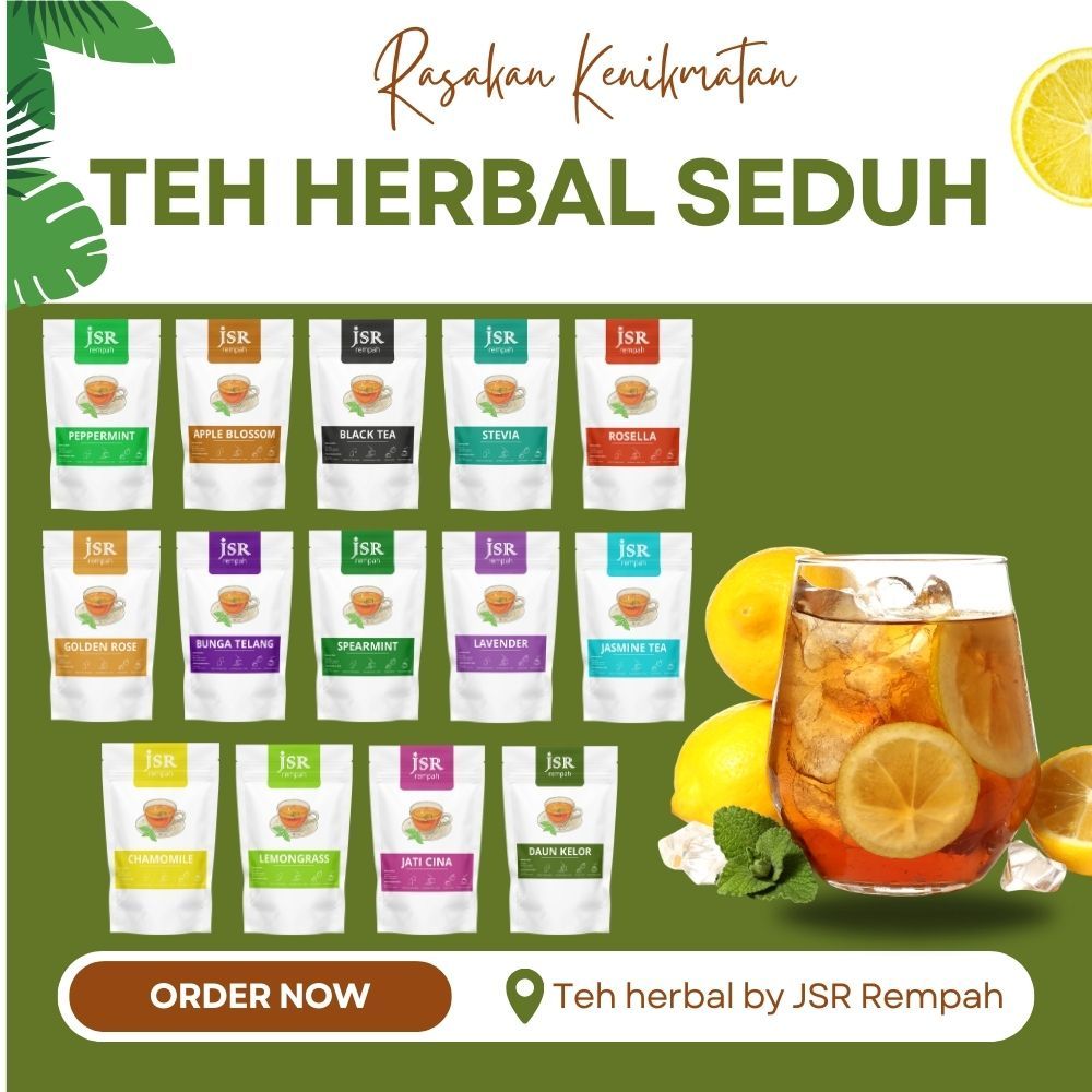 Jual Teh Herbal Teh Bunga Celup Teh Siap Seduh All Variant Aneka Bunga ...