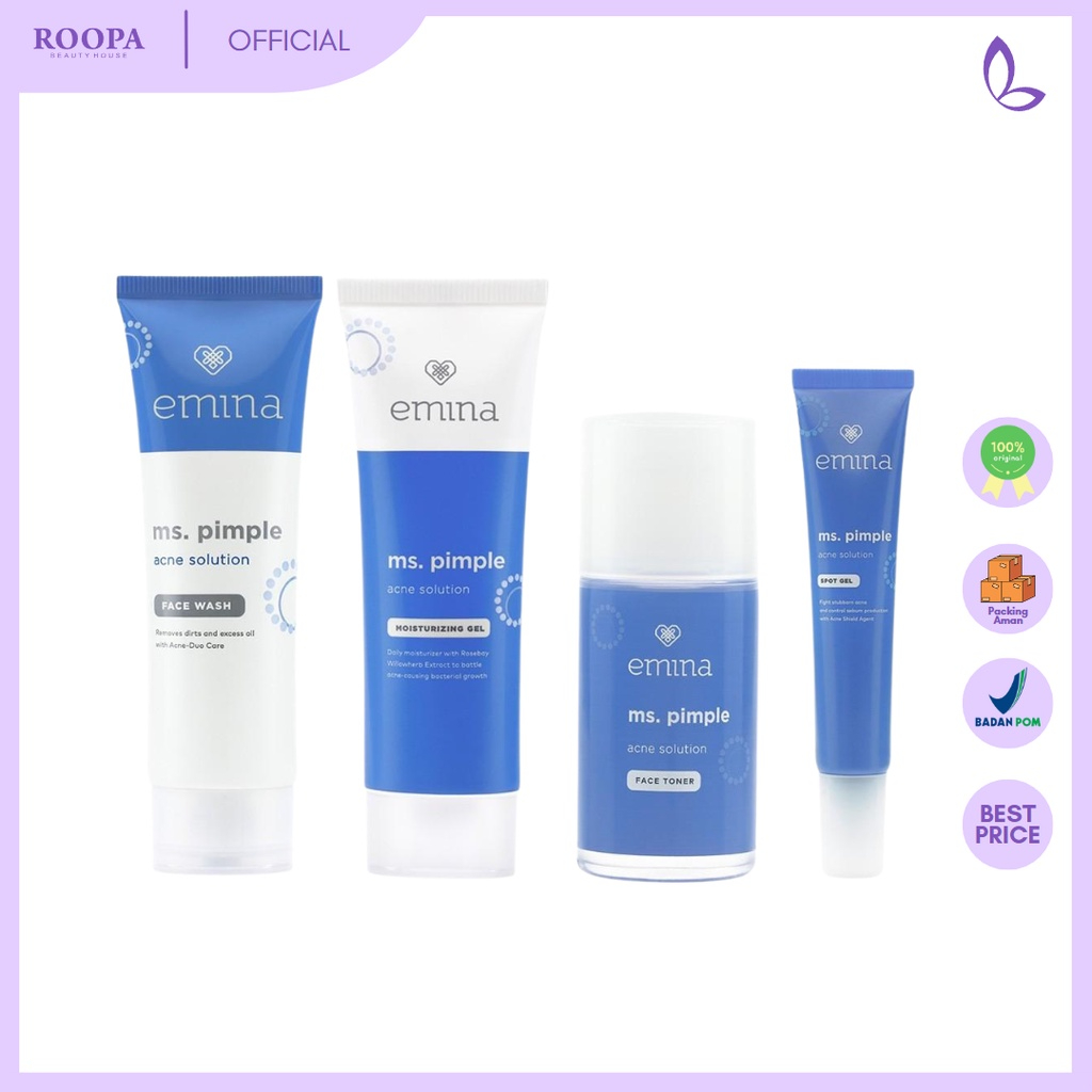 Jual EMINA Ms. Pimple Acne Solution | Shopee Indonesia