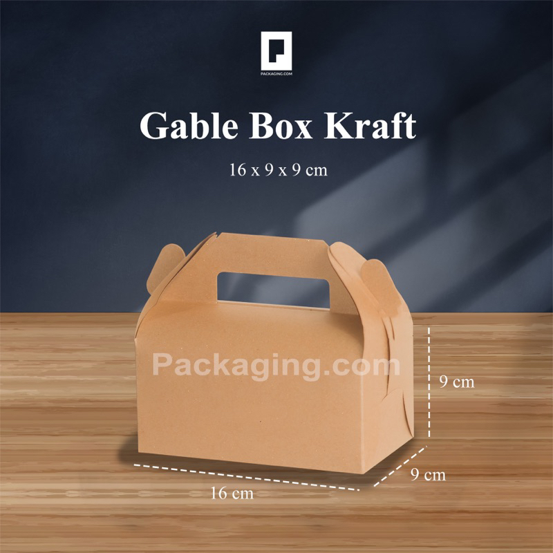 Jual Gable Box Kraft/Gable snackbox | Shopee Indonesia