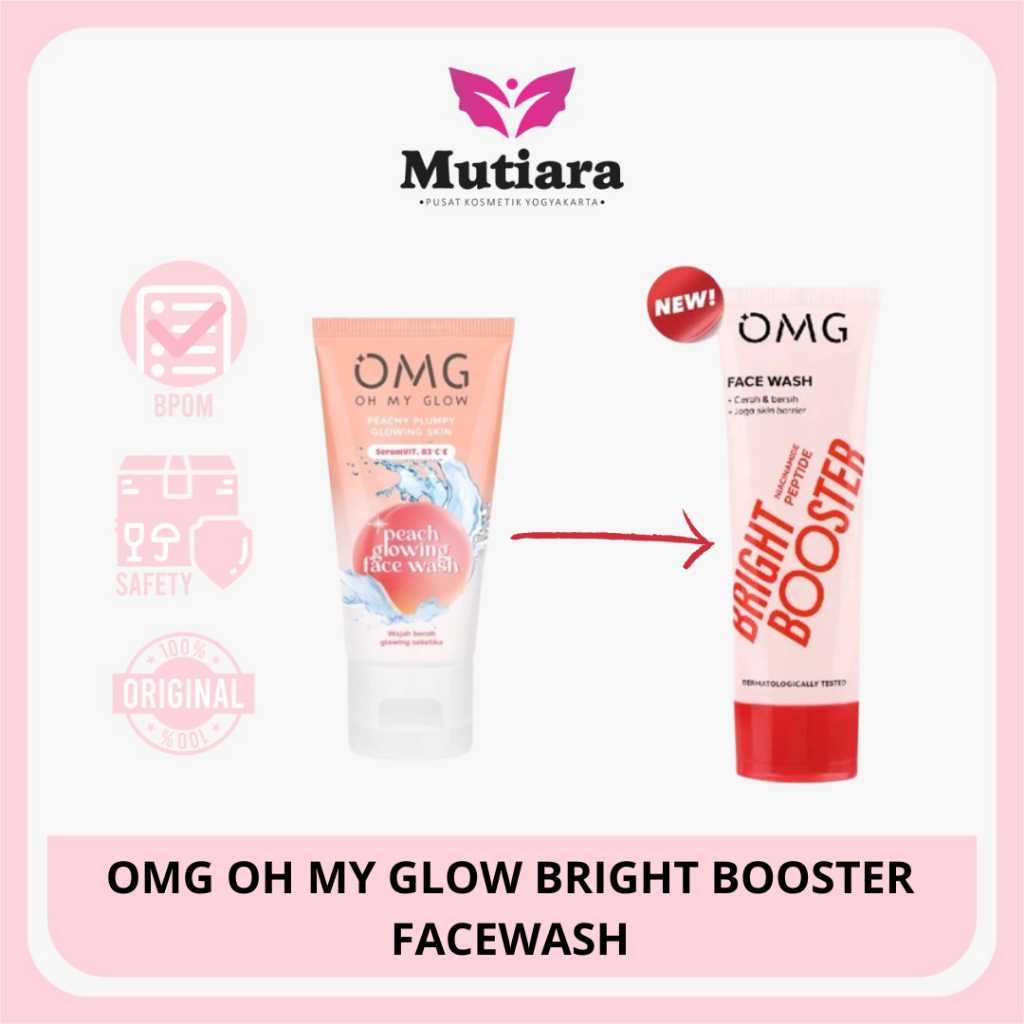 Jual OMG BRIGHT BOOSTER FACE WASH | Shopee Indonesia