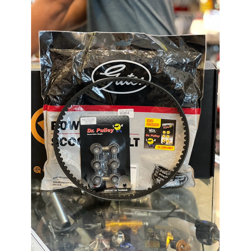 Jual V-BELT PLUS ROLER POWERLINK DR.PULLEY GATES ALL MATIC ORIGINAL DR ...