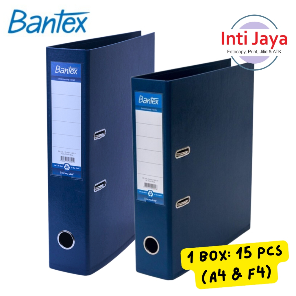 Jual Odner Bantex 2 Ring Size A4 dan F4 1 Box | Shopee Indonesia