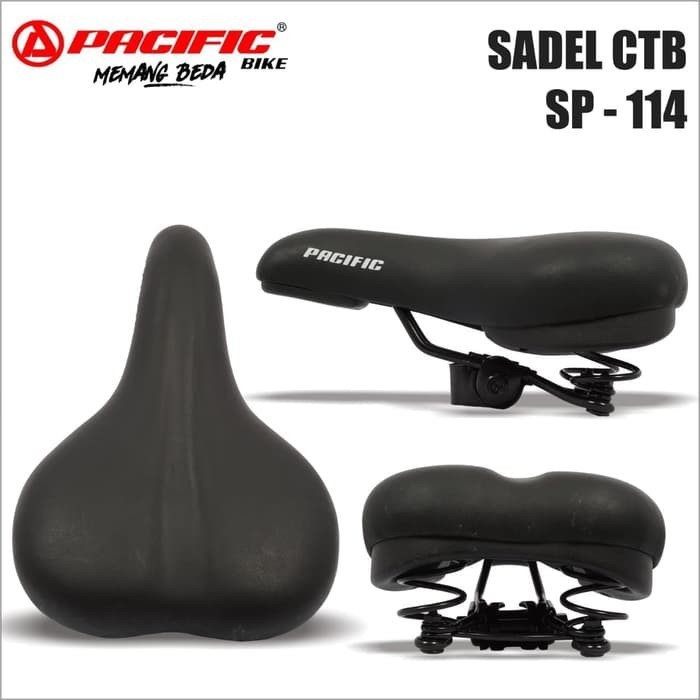Jual PACIFIC Sadel Sepeda DENGAN suspensi luar / Spring / Per UNTUK ...