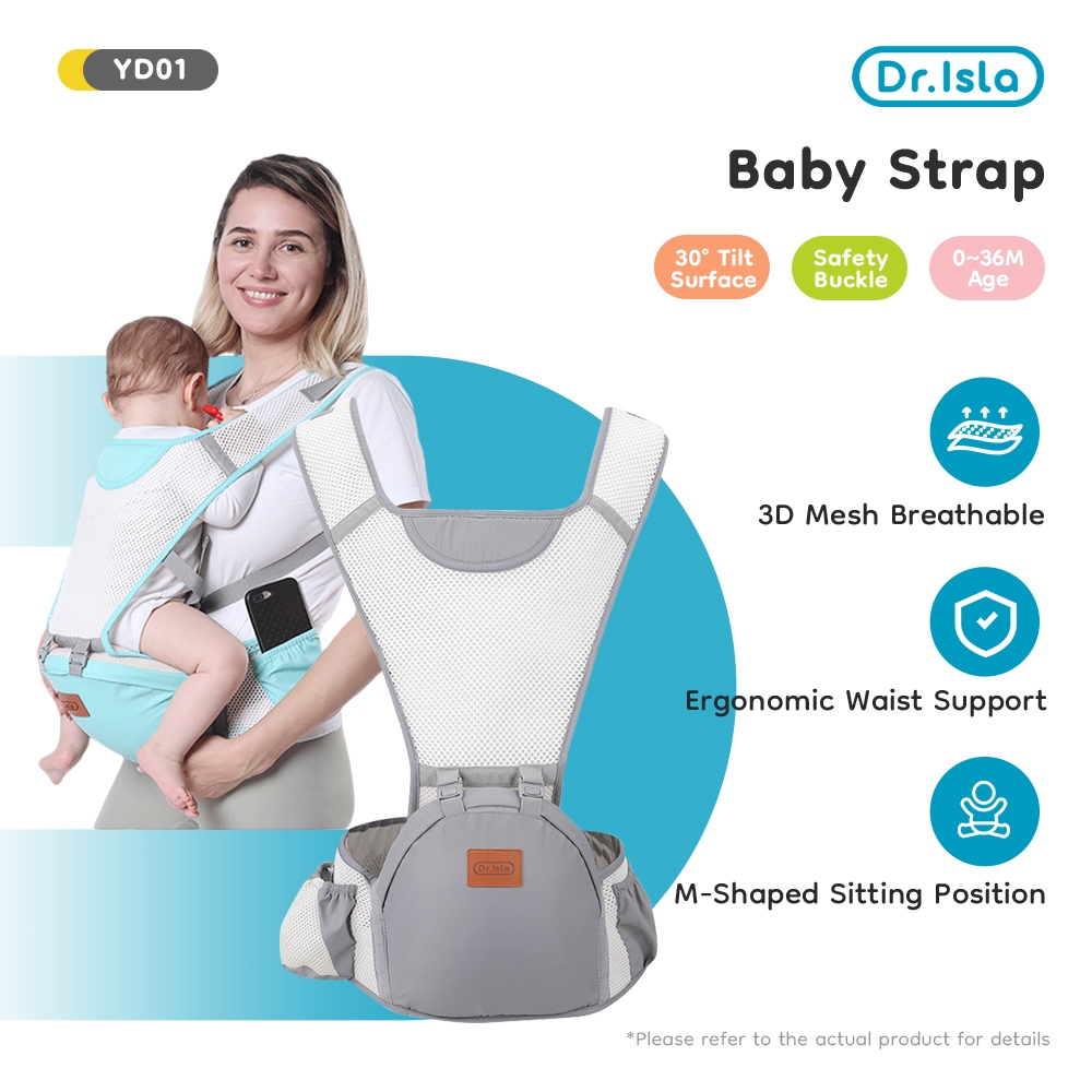 Jual Dr.isla Gendongan Bayi Hipseat Nyaman - Casual Hipseat Carrier YD01 | Shopee Indonesia