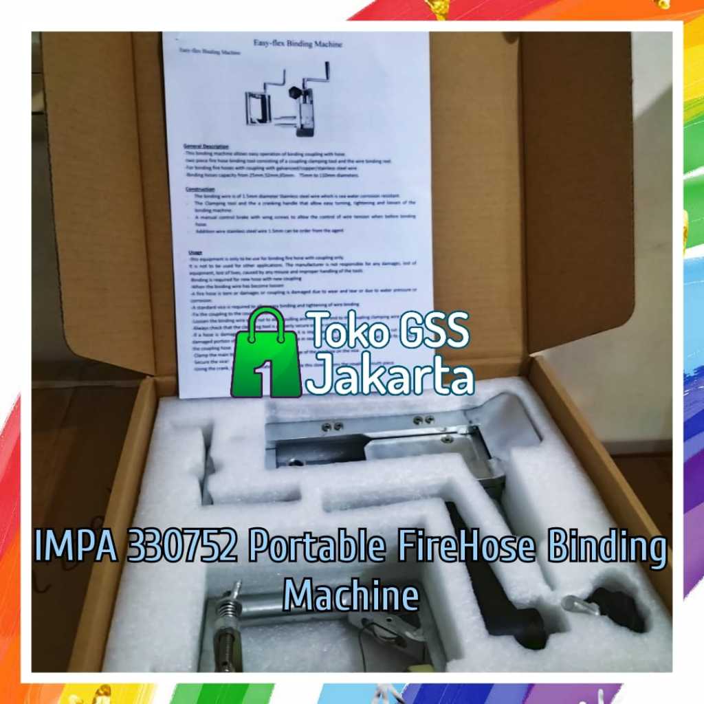Jual Portable Fire Hose Binding Machine Pengikat Selang Coupling Manual ...