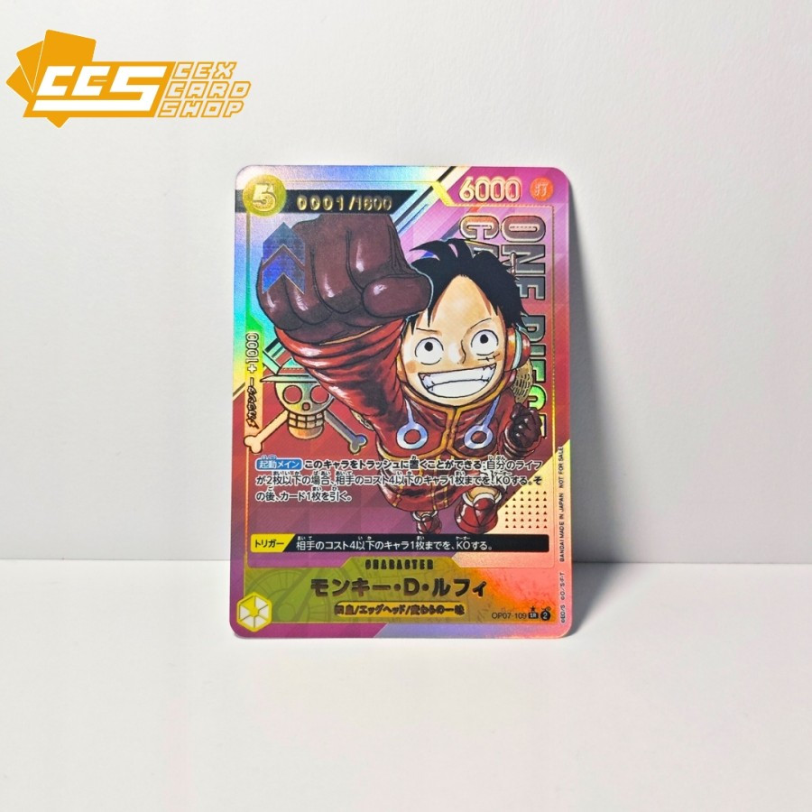 Jual Monkey D. Luffy OP07-109 Flagship Premium Promo (Replica) - One ...