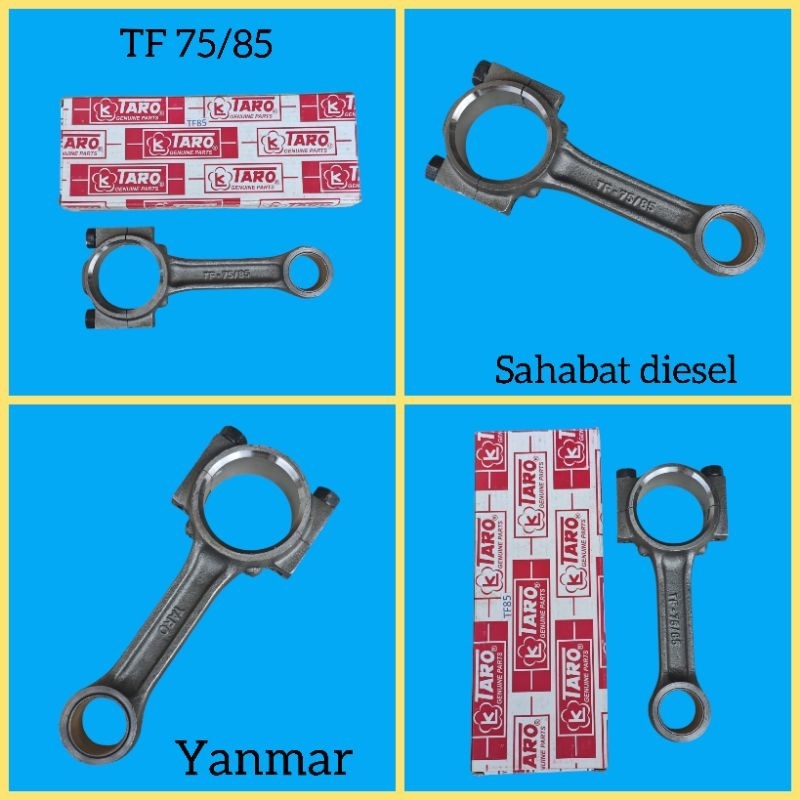 Jual setang seher mesin yanmar TF 75/85 conrod yanmar TF 75/85 | Shopee ...