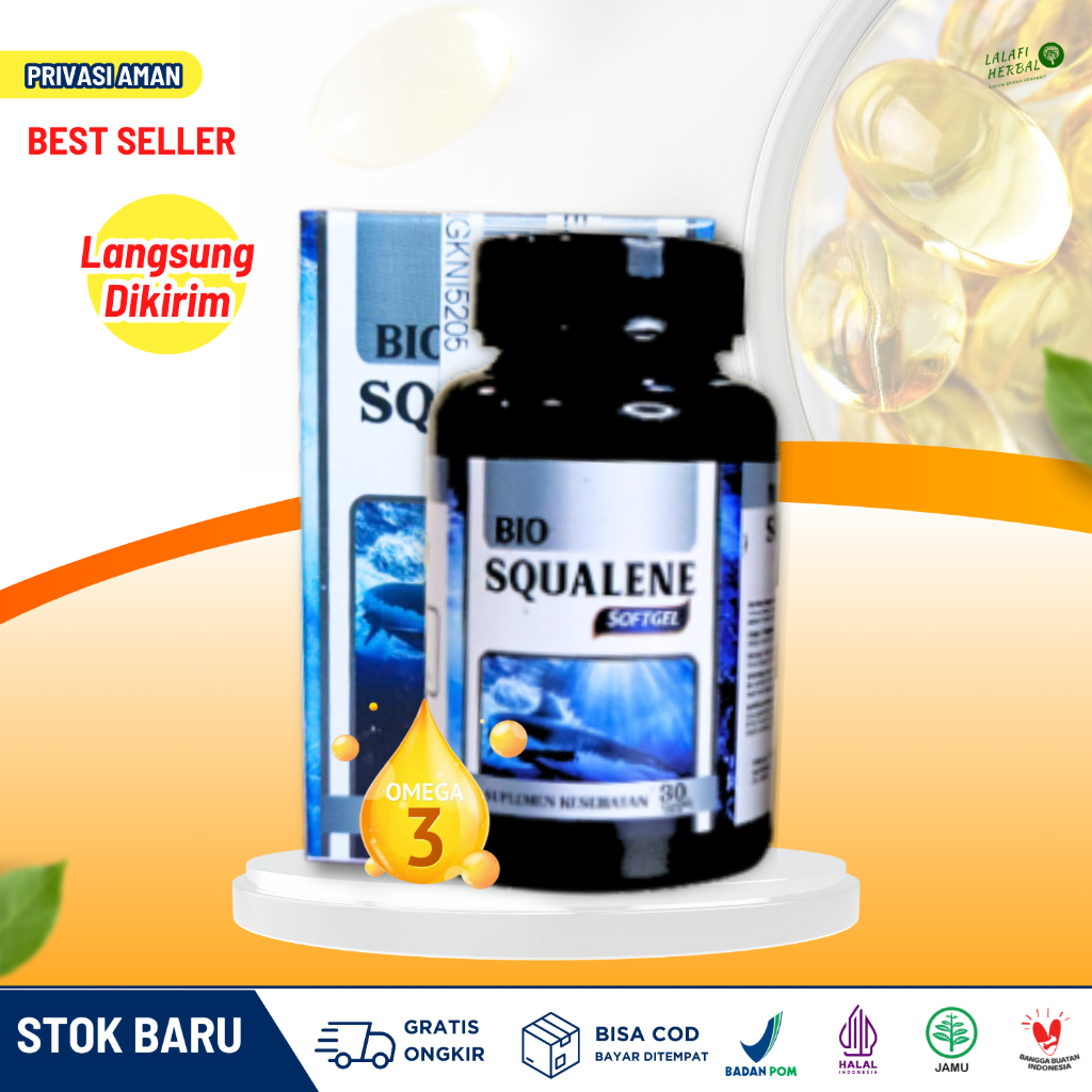 Jual Bio Squalene Minyak Hati Ikan Hiu Omega 3 | Shopee Indonesia