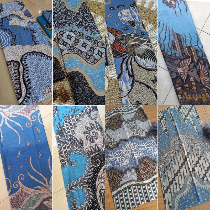 Jual {BEST SELLER} KAIN BATIK PRINT DENIM LENGKAP KATUN PRIMA HALUS ...