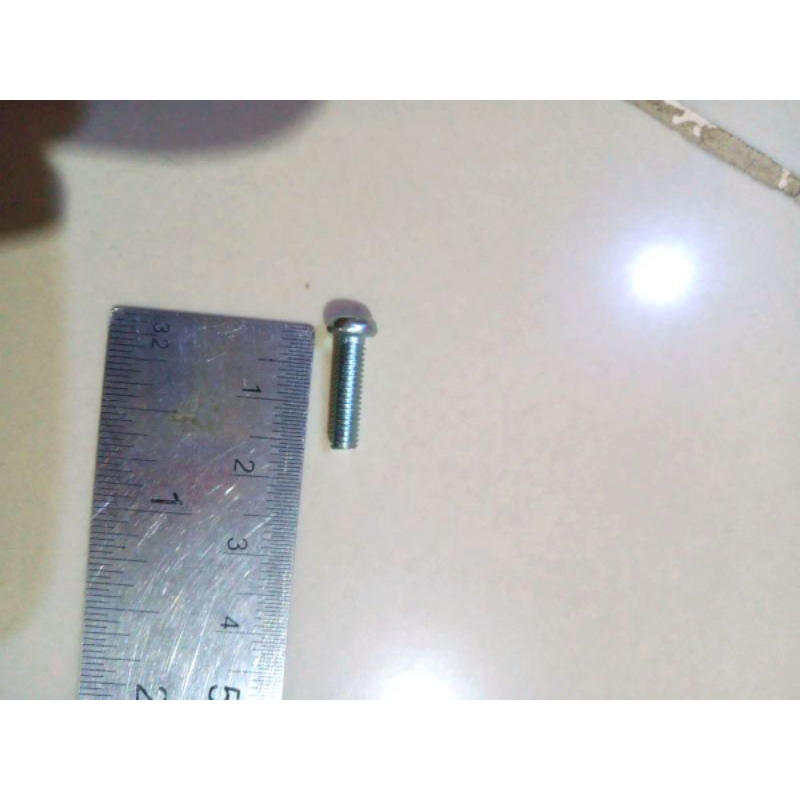 Jual Baut JP M4 kepala obeng plus galvanis drat halus 4x15 | Shopee Indonesia