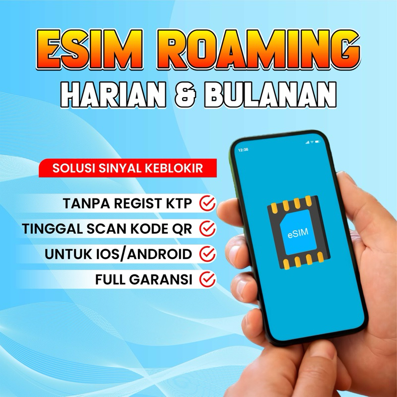 Jual eSIM ROAMING (UNTUK HP EX INTER) | Shopee Indonesia