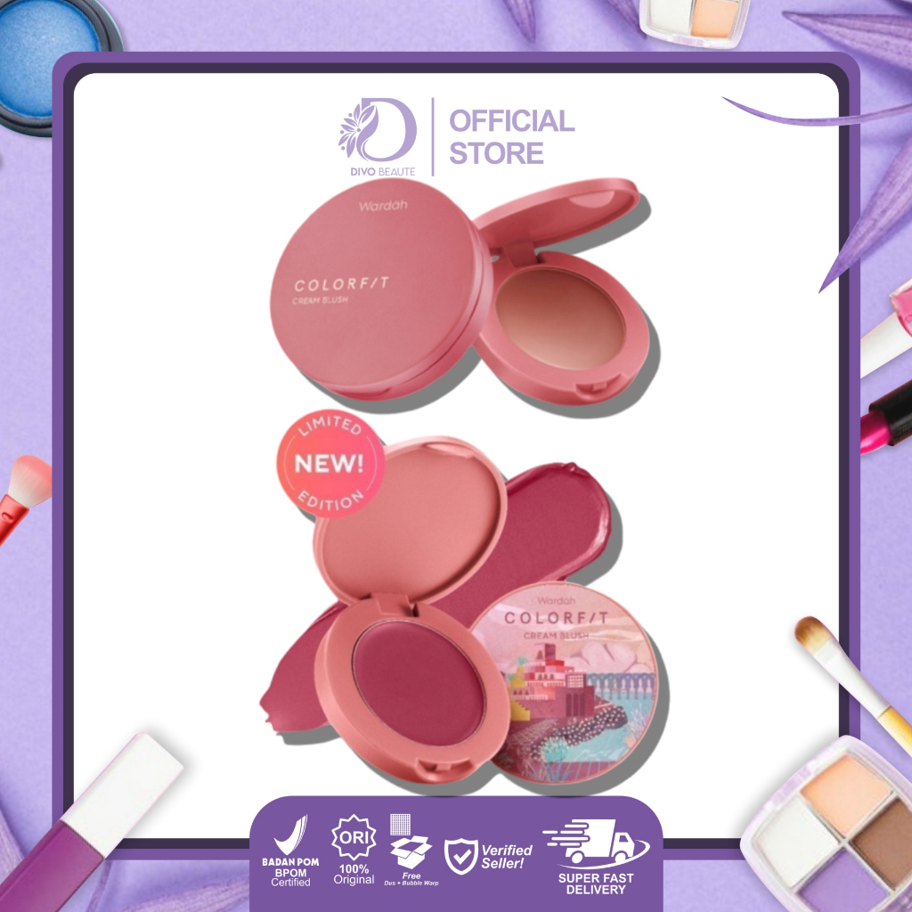 Jual Wardah Colorfit Cream Blush - Blush On | Shopee Indonesia