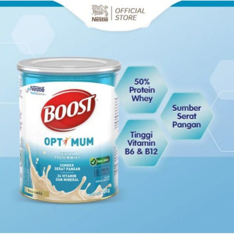 Jual [Exp Maret 2026] Nestle Boost Optimum kemasan 400 Gr | Shopee Indonesia