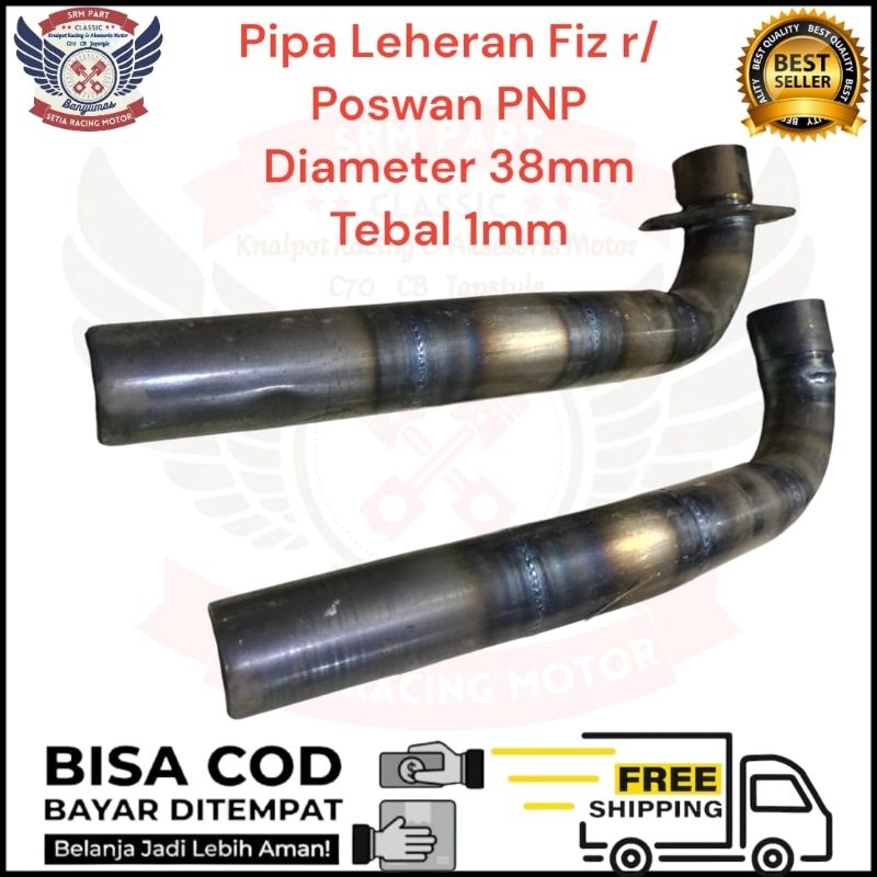 Jual LEHER KNALPOT FIZR FORCE 1 POSWAN HEADER KENALPOT FIZ R TEBAL 1MM ...