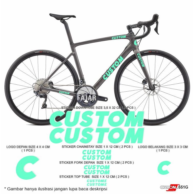 Jual Stiker Sepeda Road Bike Custom | Shopee Indonesia