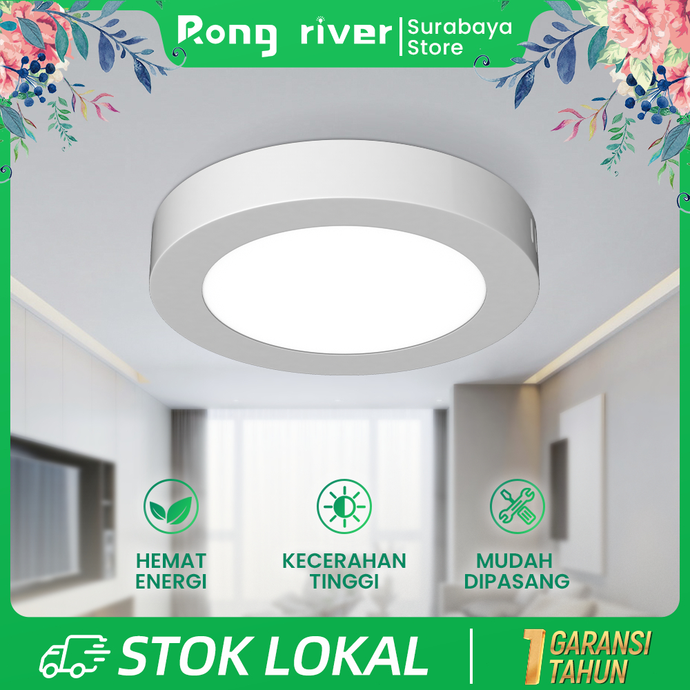 Jual RONG RIVER [Surabaya] Lampu Downlight LED 24W 18W 12W 6W(Putih ...