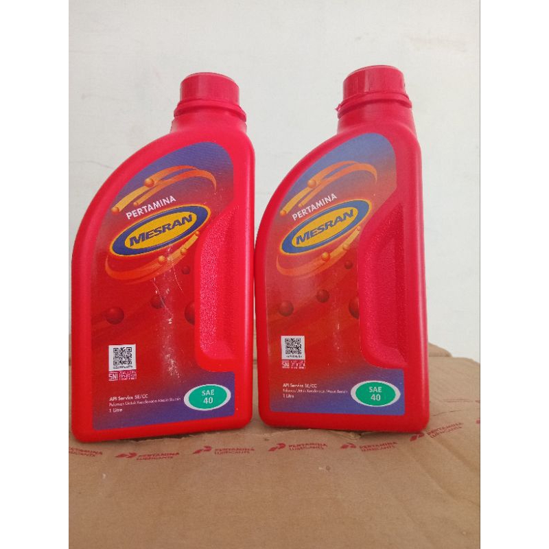 Jual OLI PERTAMINA MESRAN 40 SAE / 1L X 20LITER | Shopee Indonesia