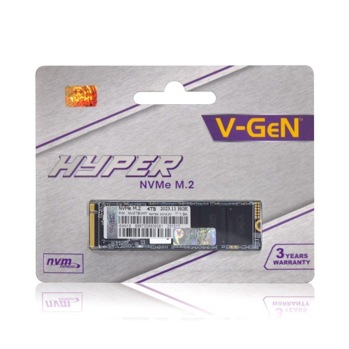 Jual SSD V-GEN M2 PCIE GEN3 HYPER KAPASITAS 2TB DAN 4TB | Shopee Indonesia