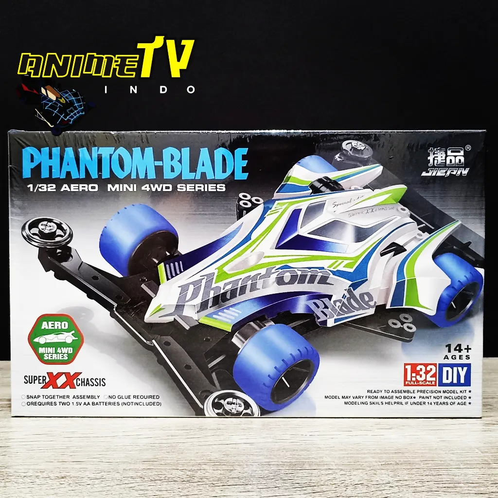 Jual Rep Tamiya Mini 4wd Phantom Blade White Special Merk Jiepin ...