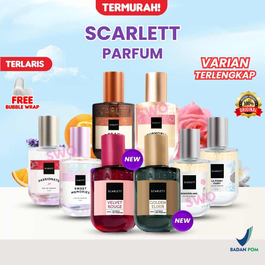 Jual Scarlett Whitening PARFUM Memories Dreamy 30ml | Scarlett ...