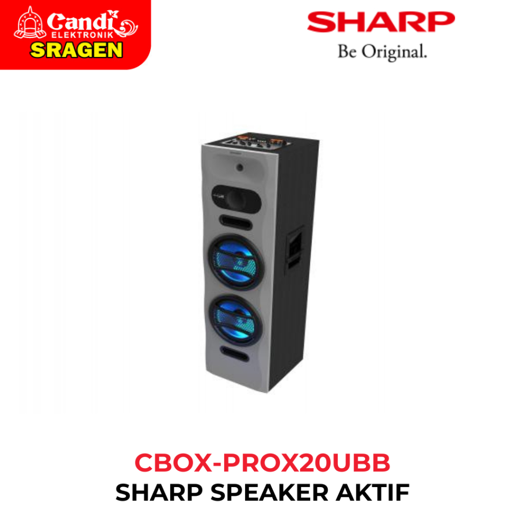 Jual SHARP Speaker Aktif 10 inch Double Woofer - CBOX-PROX20UBB ...