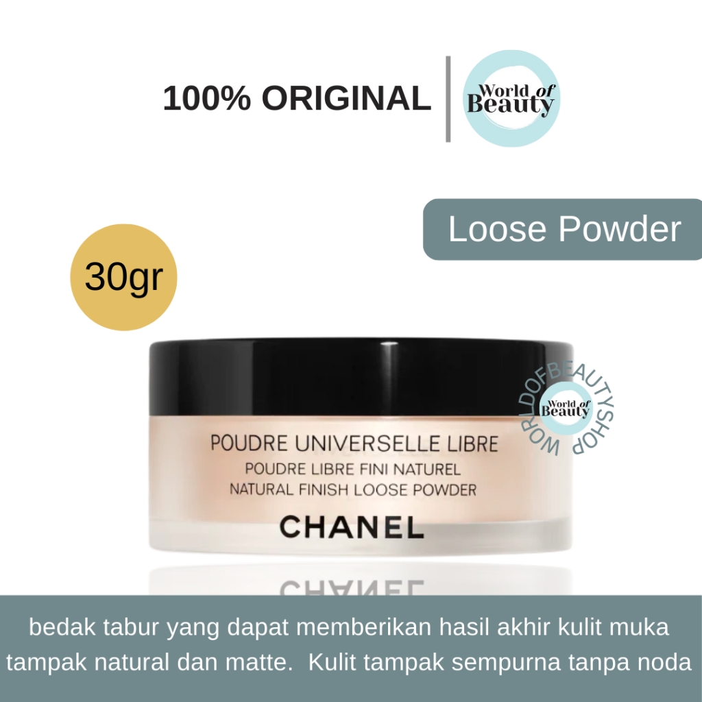 Jual WOBS | ORIGINAL Natural Finish Loose Powder FULLSIZE - Setting ...