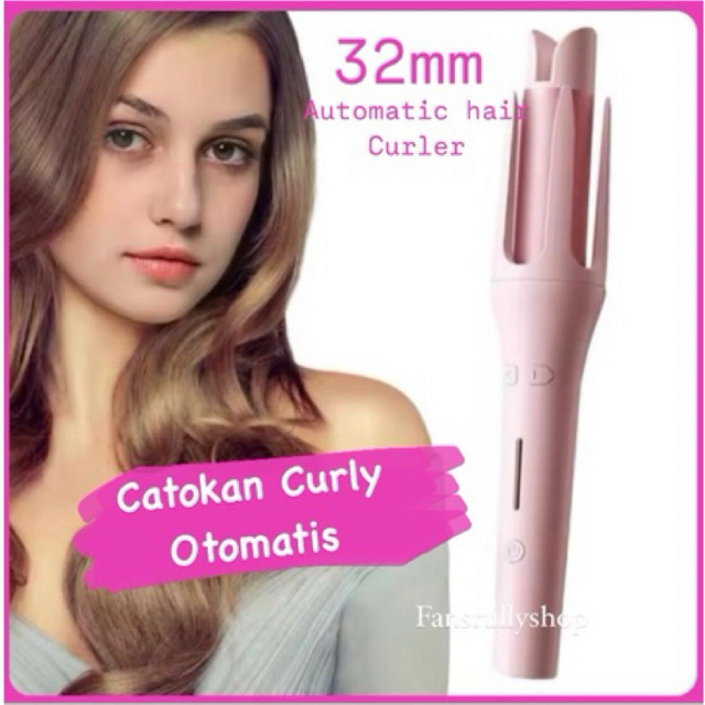 Jual Catokan Curly Otomatis Keramik Automatic Hair Curler Taurus Alat Catok Keriting Rambut ...