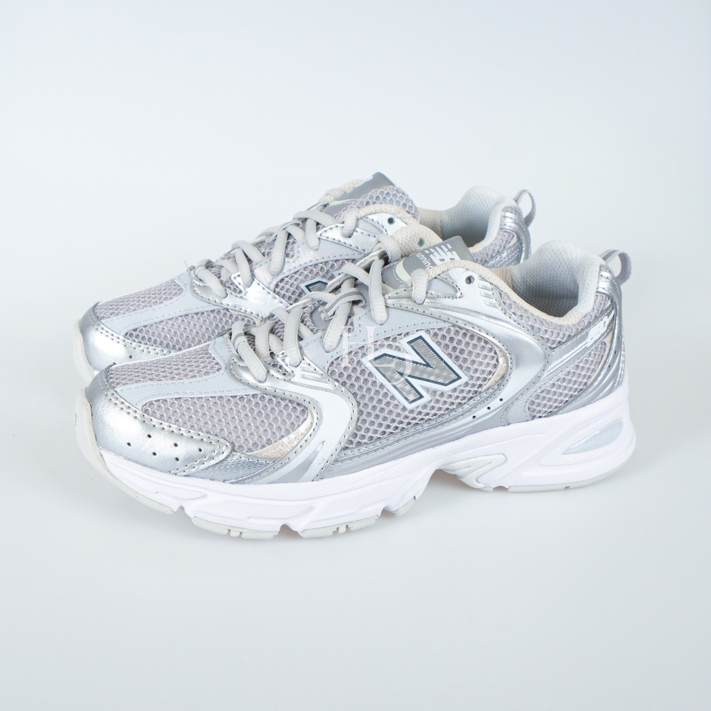 Jual New Balance 530 White Metallic Silver MR530RS | Shopee Indonesia