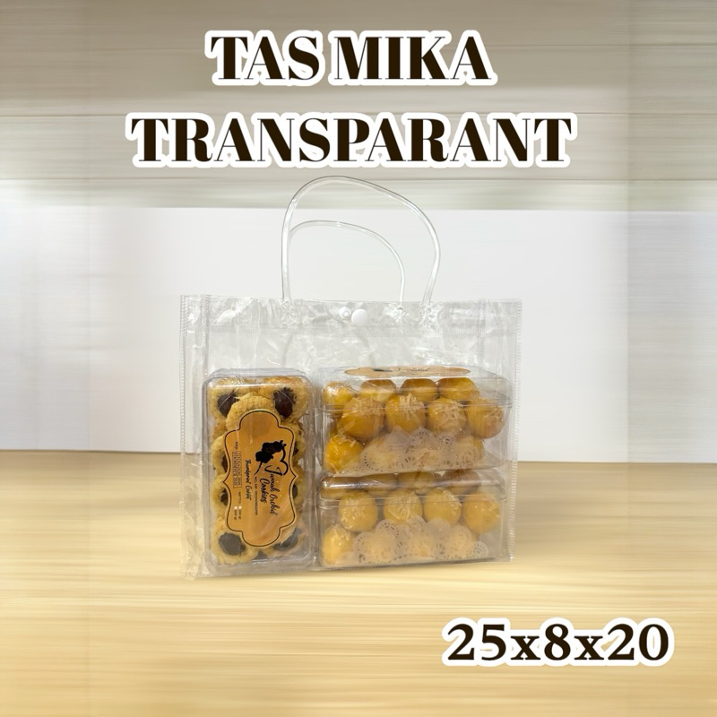 Jual TAS MIKA TRANSPARAN || TAS MIKA HAMPERS GOODIE BAG || TAS ULANG TAHUN NATAL LEBARAN ...