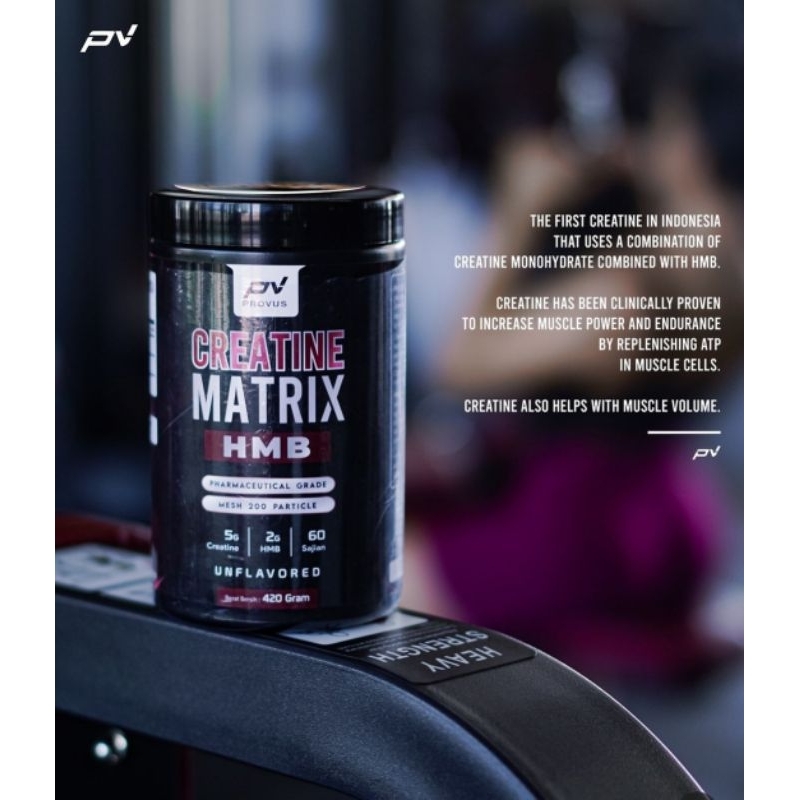 Jual PROVUS CREATINE MATRIX MESH 200 CREATINE MONOHYDRATE WITH HMB ...