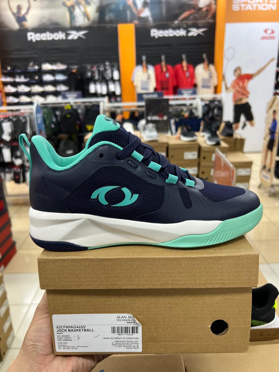 Jual Astec Jock Basketball Navy Men Shoes Original | Shopee Indonesia