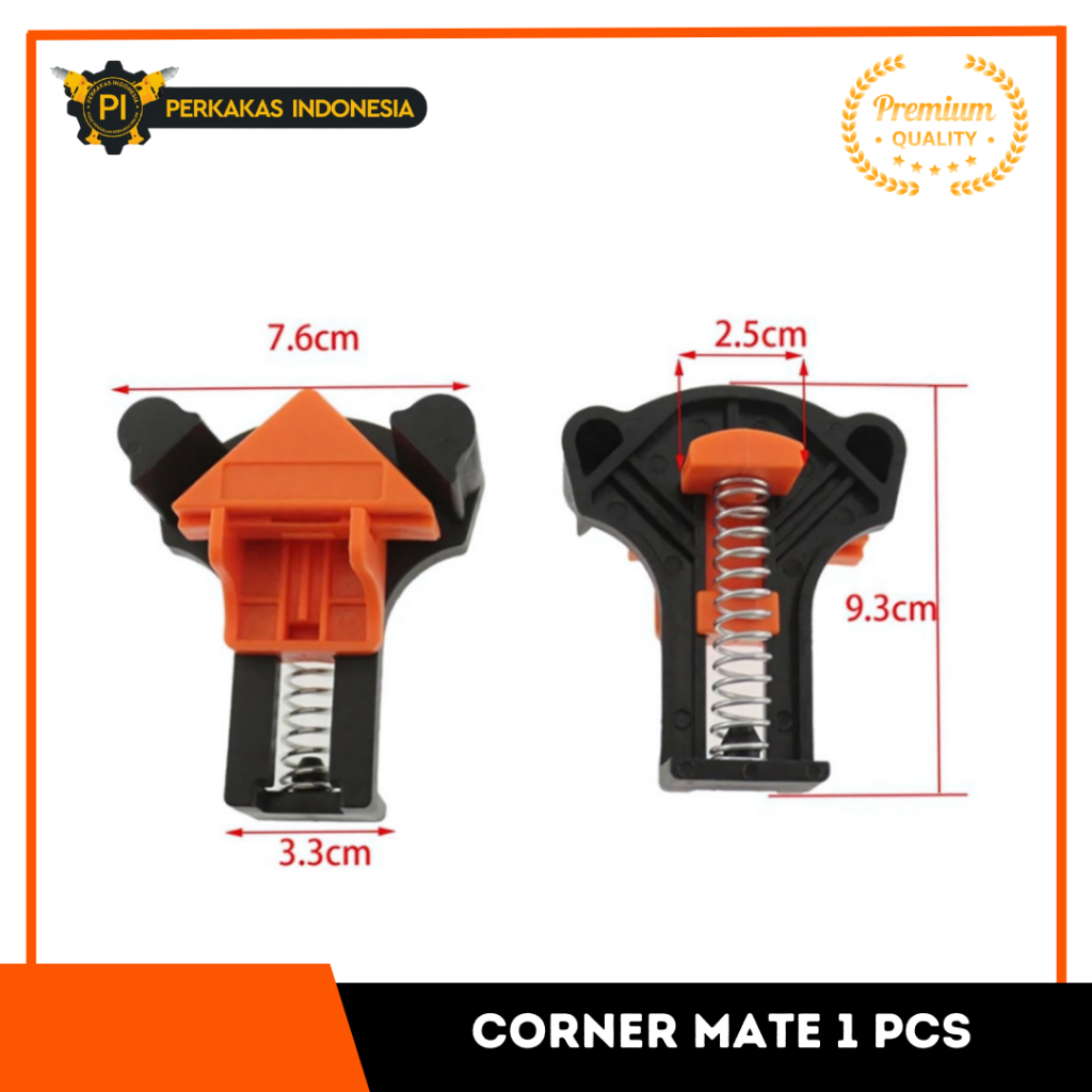 Jual Corner Mate Clamp 1pcs Spring Cornermate 1 Pcs Klem Sudut Siku ...