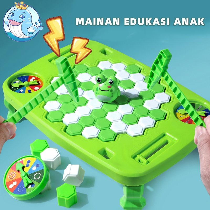 Jual Kubaby MAINAN KELUARGA TRAP GAME ICE BREAKING KODOK BEBEK PINGUIN ...