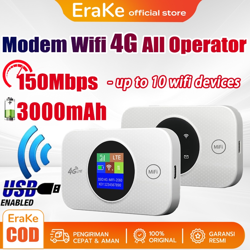 Jual Modem Wifi 4G All Operator Sim Card Mifi Telkomsel 150Mbps Unlock ...