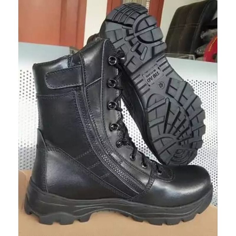 Jual SEPATU PDL TNI AL MODEL JATAH/SEPATU SATPAM/SEPATU POL PP/SEPATU ...