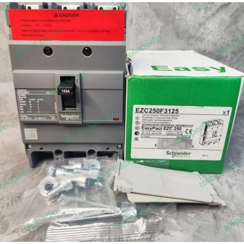 Jual MCCB EZC250F 3P SCHNEIDER 125A/160A/200A/225A/250A | Shopee Indonesia